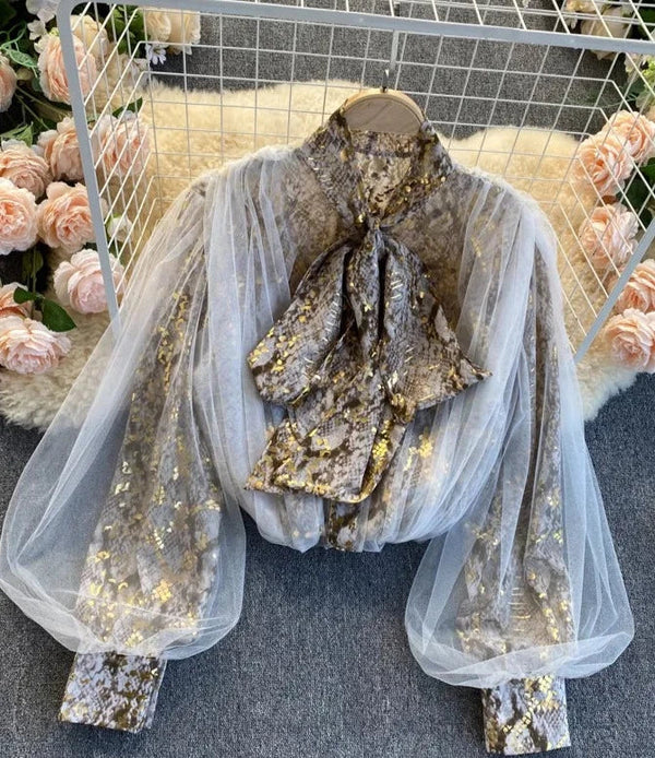 NANCY BLOUSE - DarkGlow